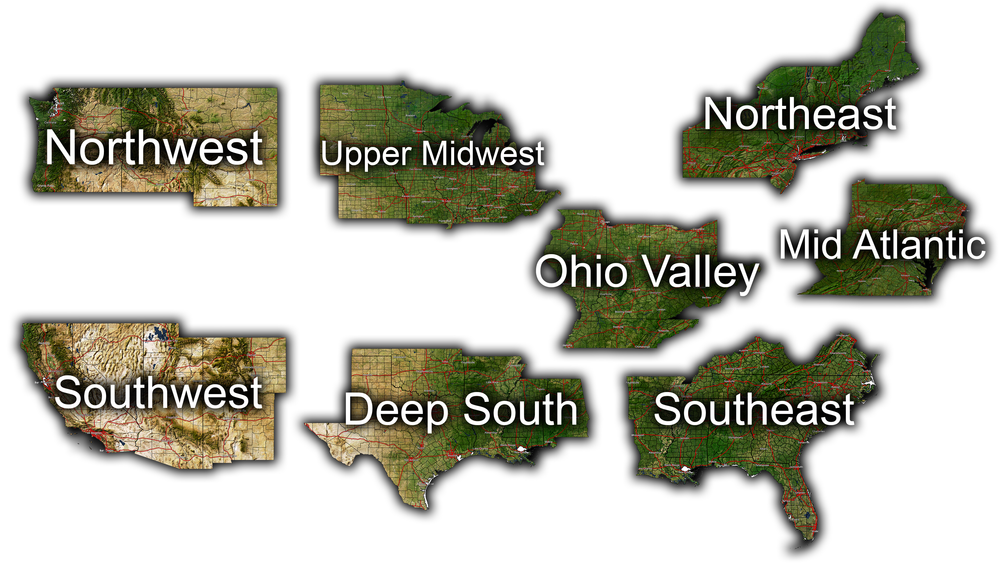 US Regions – Trilogy Maps