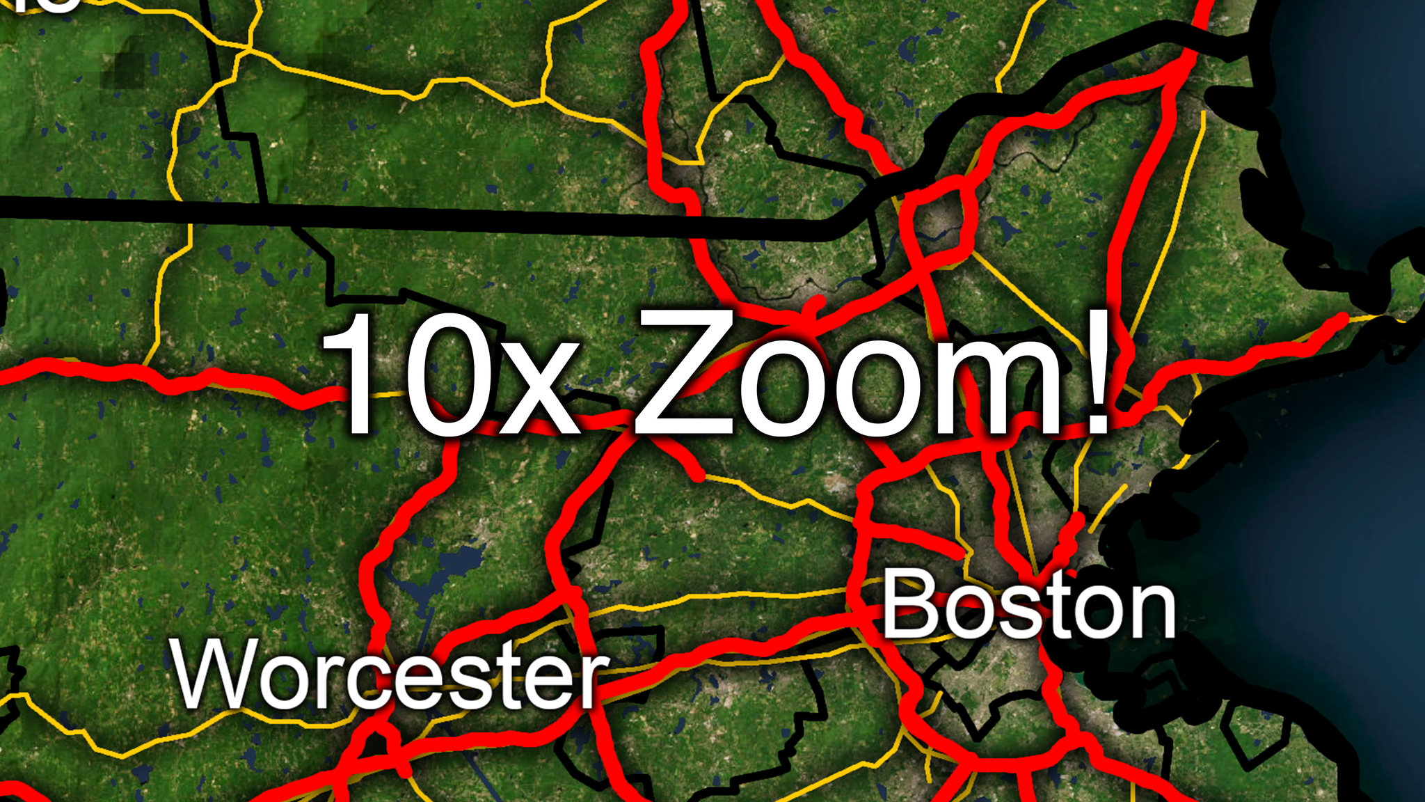 16k Digital New England Map – Trilogy Maps