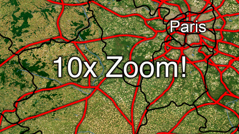 16k Digital France Map – Trilogy Maps